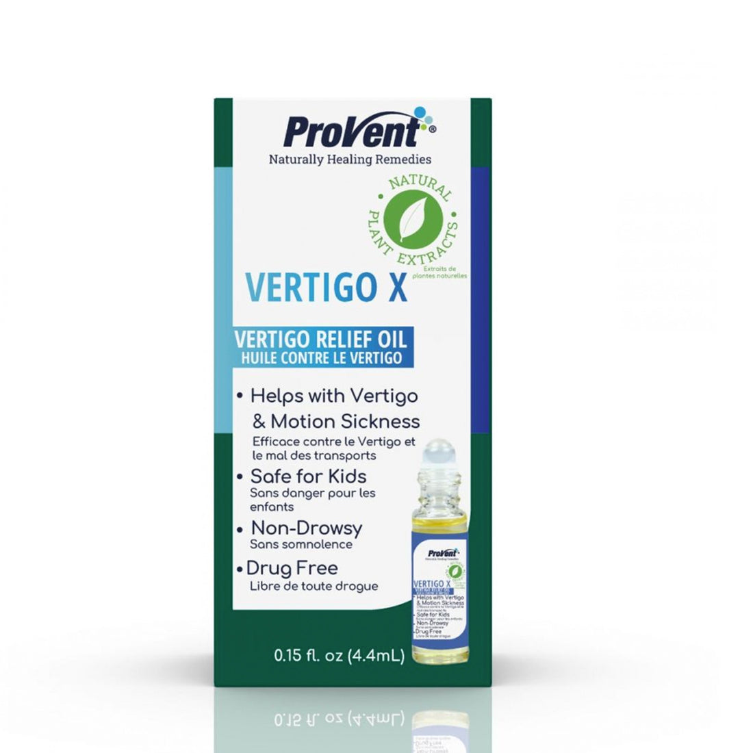 ProVent VertigoX Vertigo Relief, 0.15 fl. oz. (English/French Packagin
